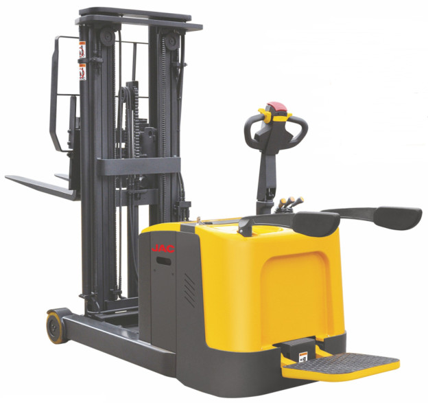 Load Capacity 1.2 Ton Narrow Aisle Lift Trucks , Forwarding Mast Stand ...