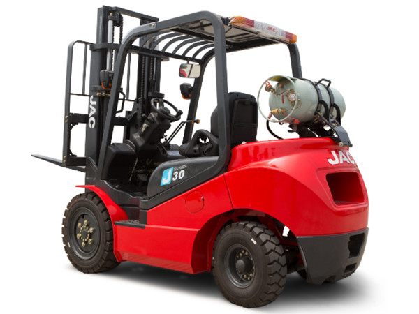 Gas Powered LPG Forklift Trucks 3500KGS Load Capacity 3m - 6m Lift Height